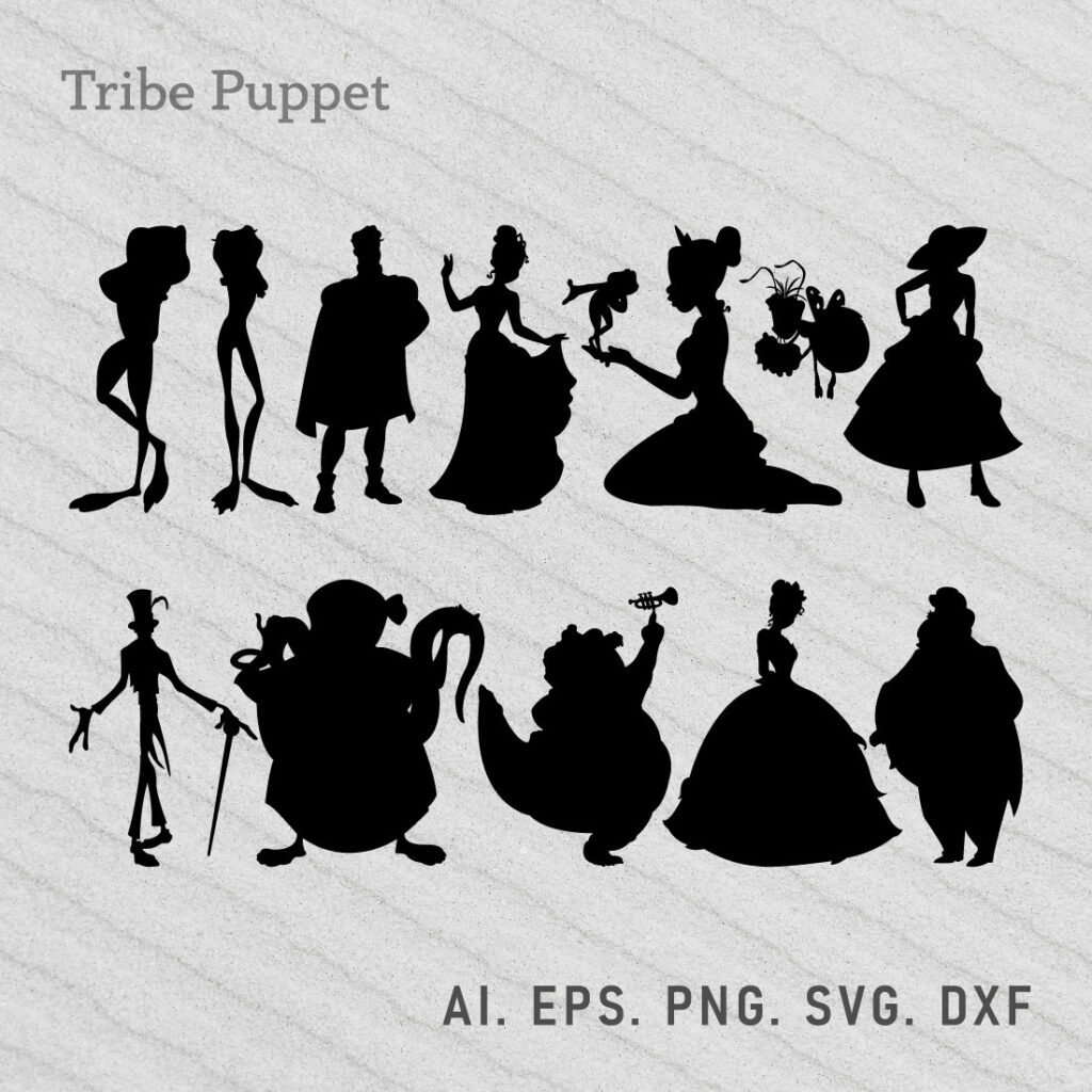 Disney Princess and The Frog Vector sets - MasterBundles