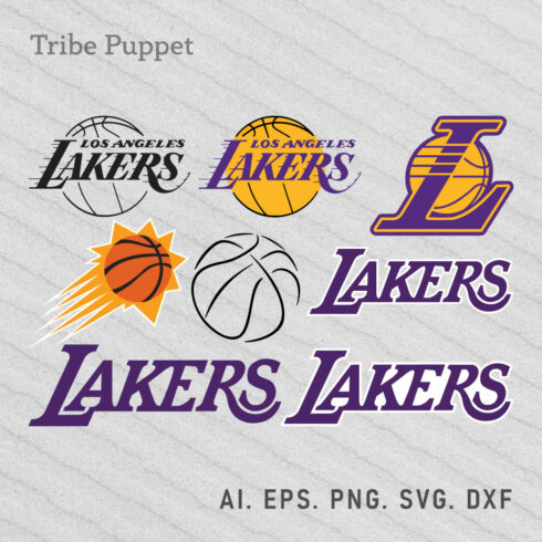 Los Angeles Lakers Logo Vector Set - MasterBundles