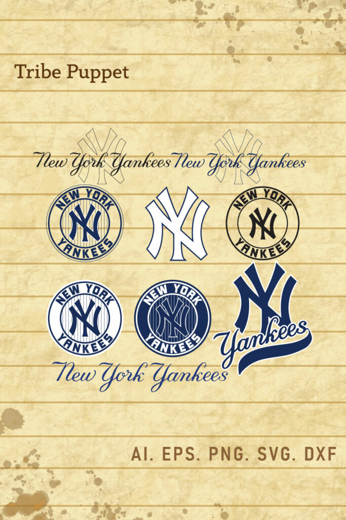 New York Yankees Logo Vector Set - MasterBundles