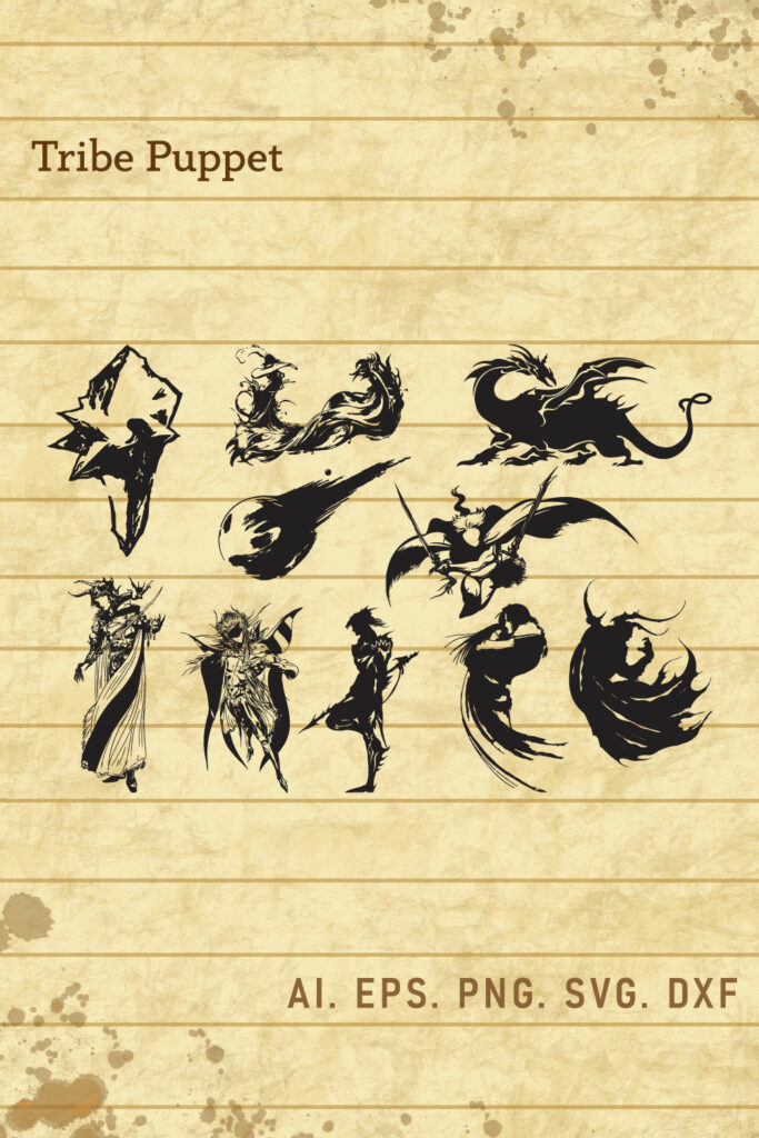 Final Fantasy Vector Set - MasterBundles