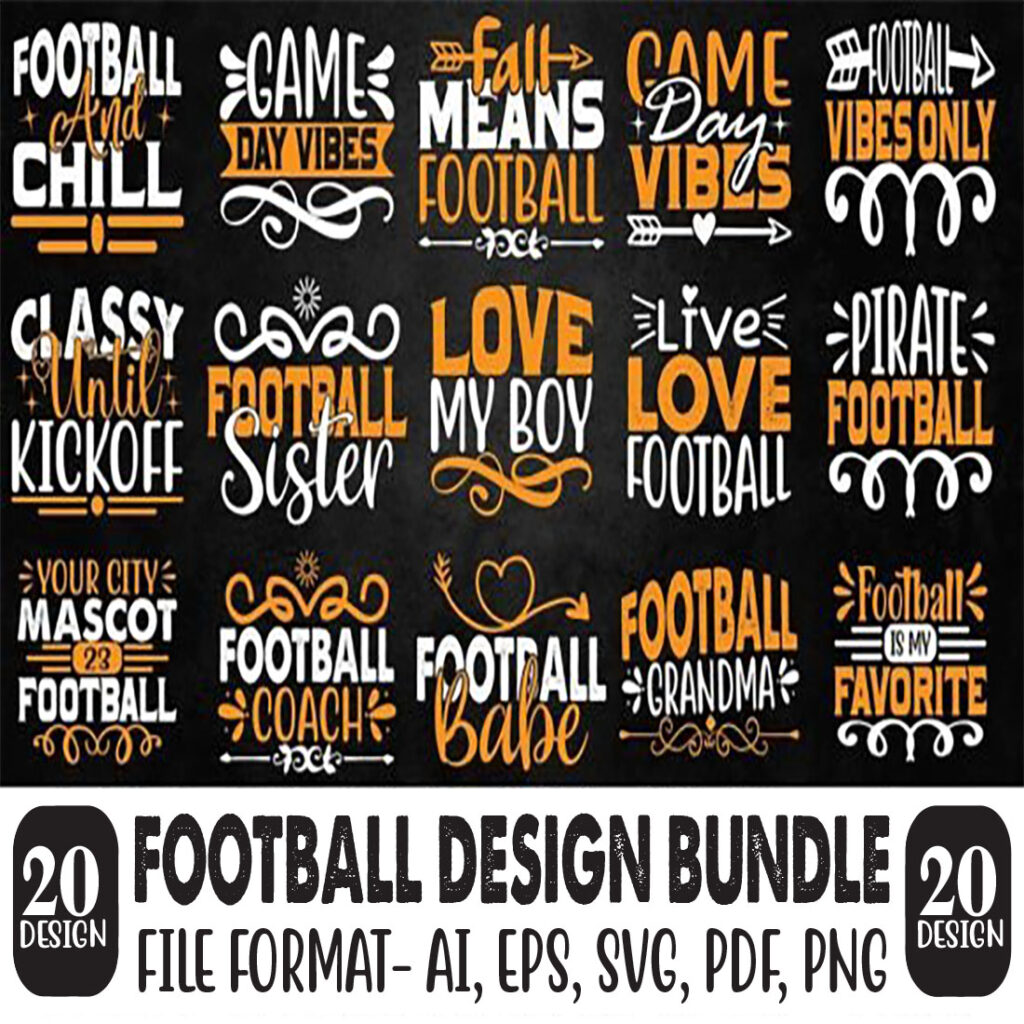 20 Football Design Bundle - MasterBundles