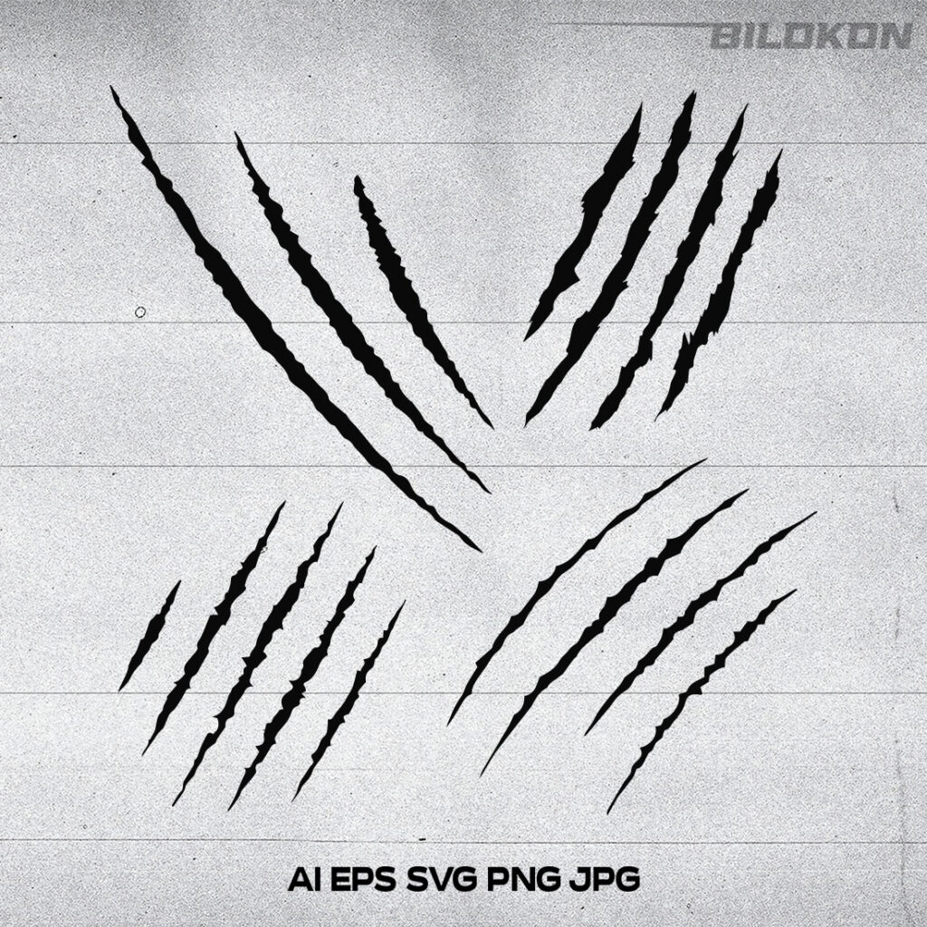 Claw Marks SVG Vector - MasterBundles