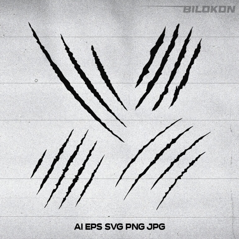 Claw Marks SVG Vector - MasterBundles