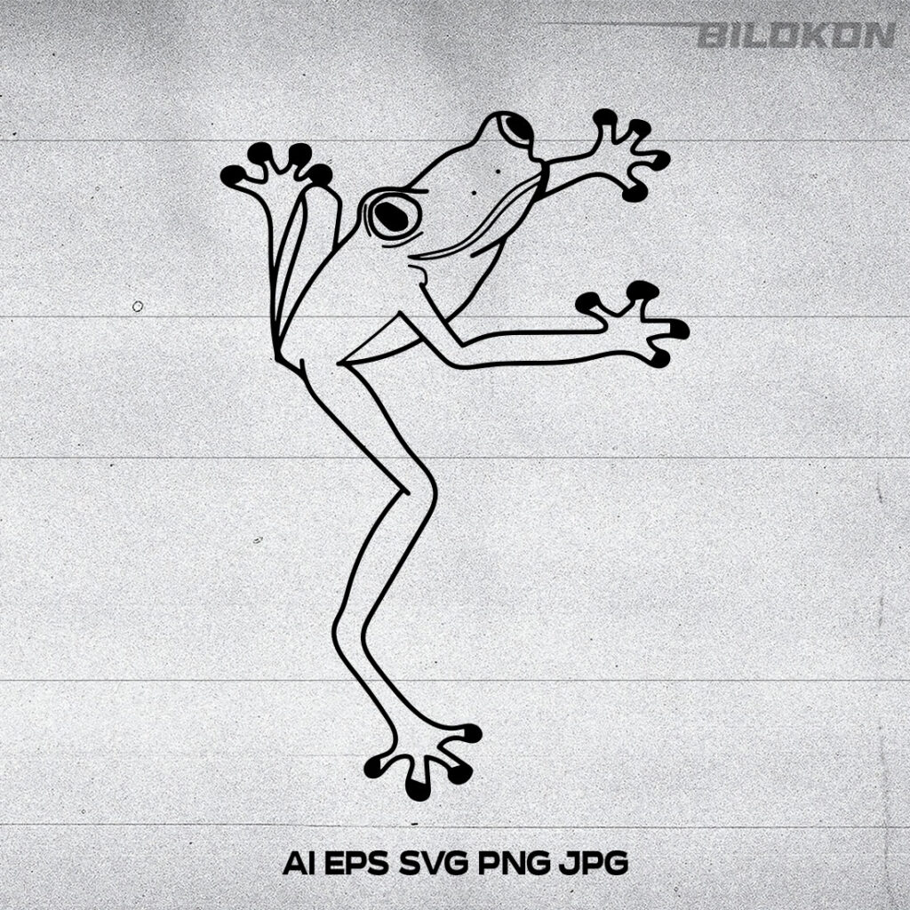 Frog Icon, Tropical Frog, SVG Vector - MasterBundles