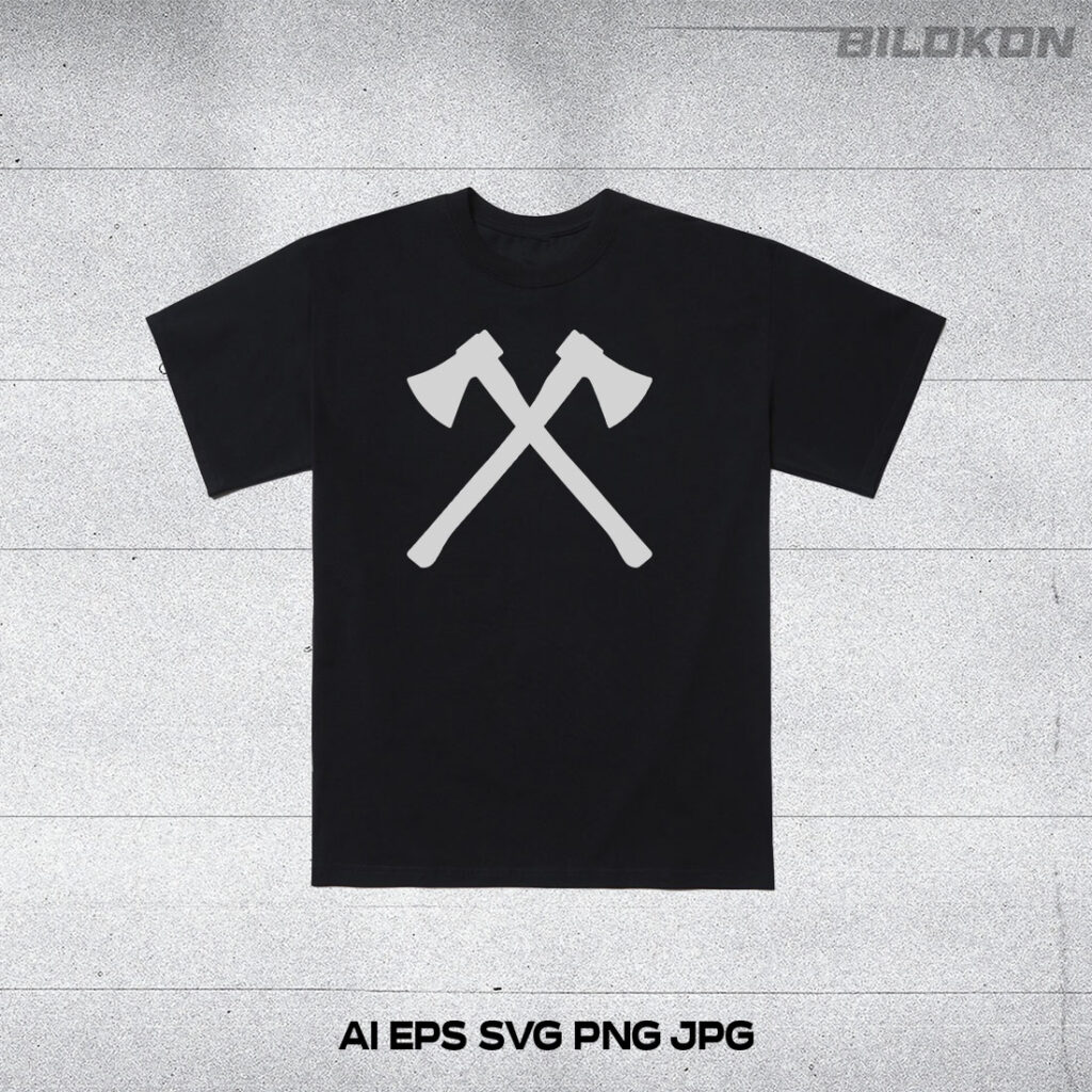 Ax Silhouette Set icon, SVG Vector - MasterBundles