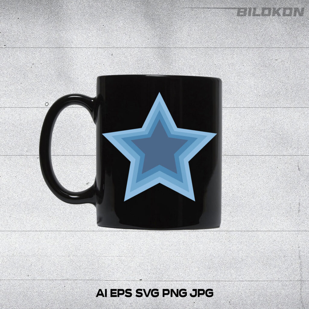 Abstract Star Gradient Set, SVG Vector | MasterBundles