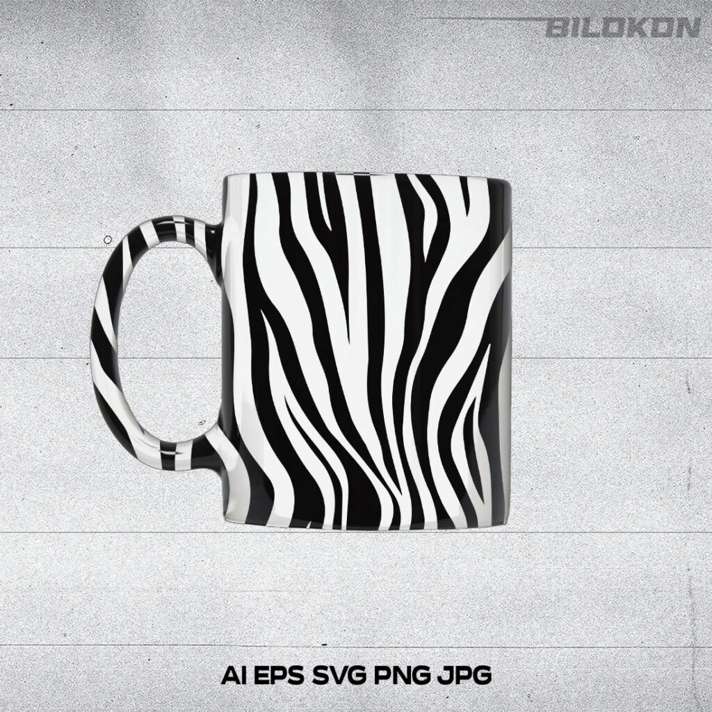 Zebra Pattern Print Set, Animal Skin - MasterBundles