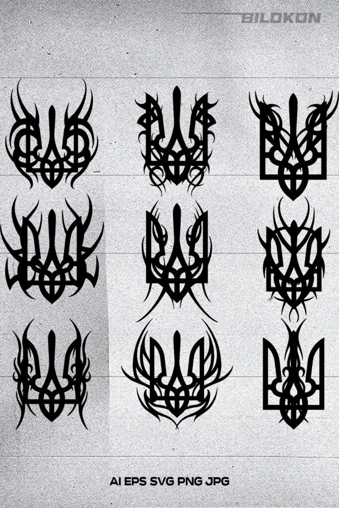 Ukrainian Coat of Arms, SVG Vector - MasterBundles
