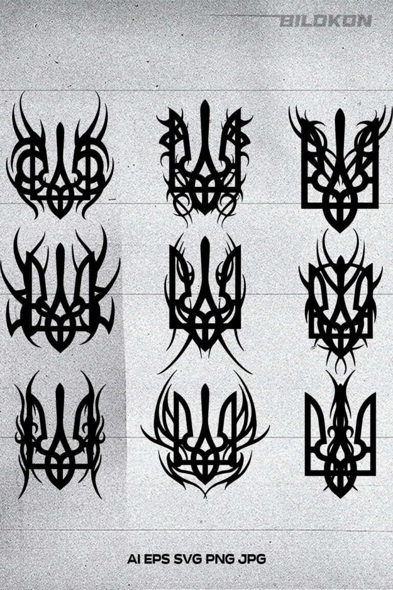 Ukrainian Coat of Arms, SVG Vector - MasterBundles