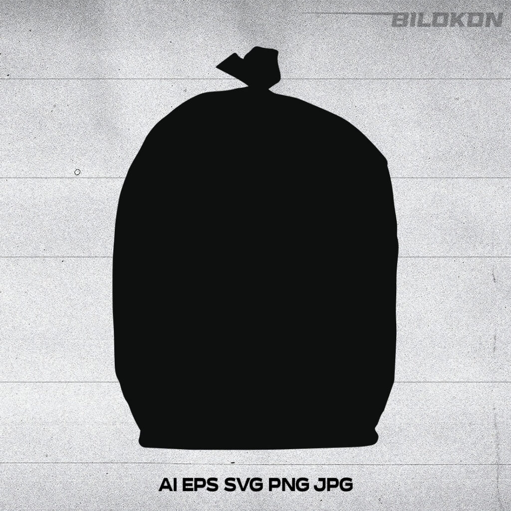 Sack silhouette icon set, SVG Vector - MasterBundles