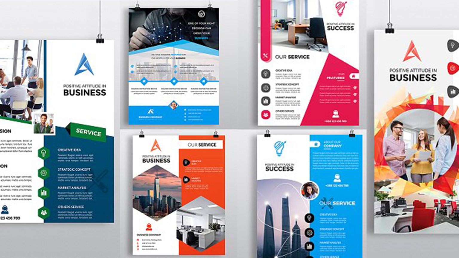 111 Flyer Pack With full Resource $15 - MasterBundles