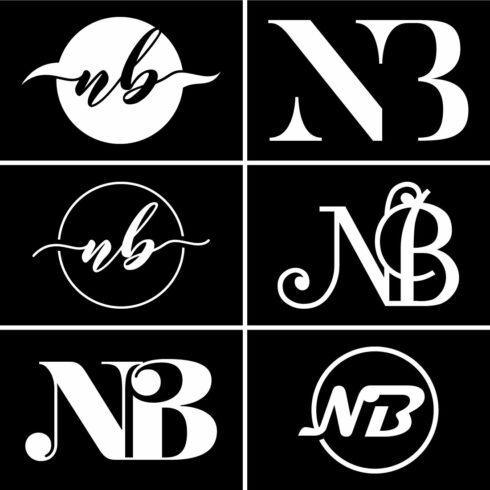 Initial Letter N B Logo Design Vector Template - MasterBundles