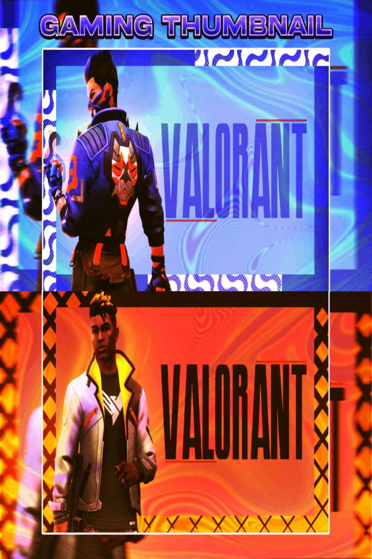 Gaming Thumbnail Pack (2 Editable Thumbnails) - MasterBundles