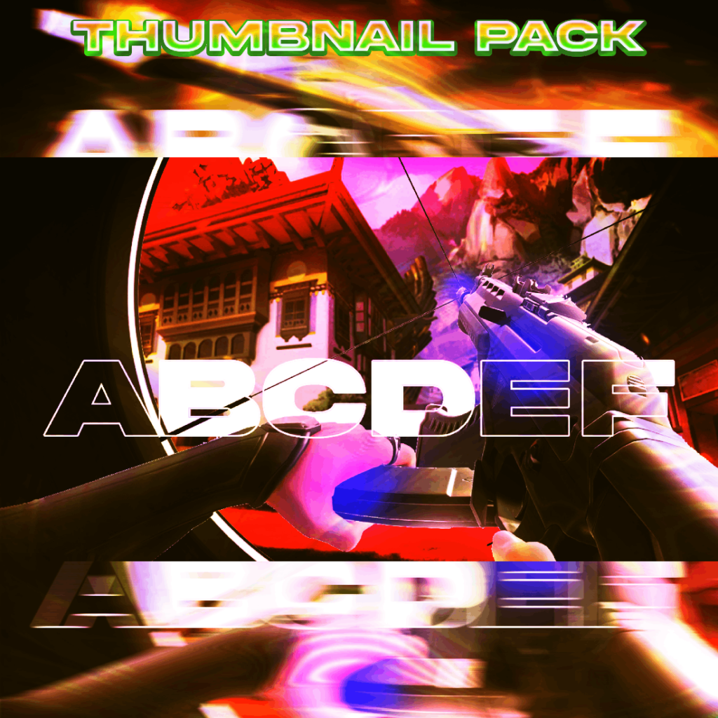 Gaming Editable Thumbnail Pack - MasterBundles