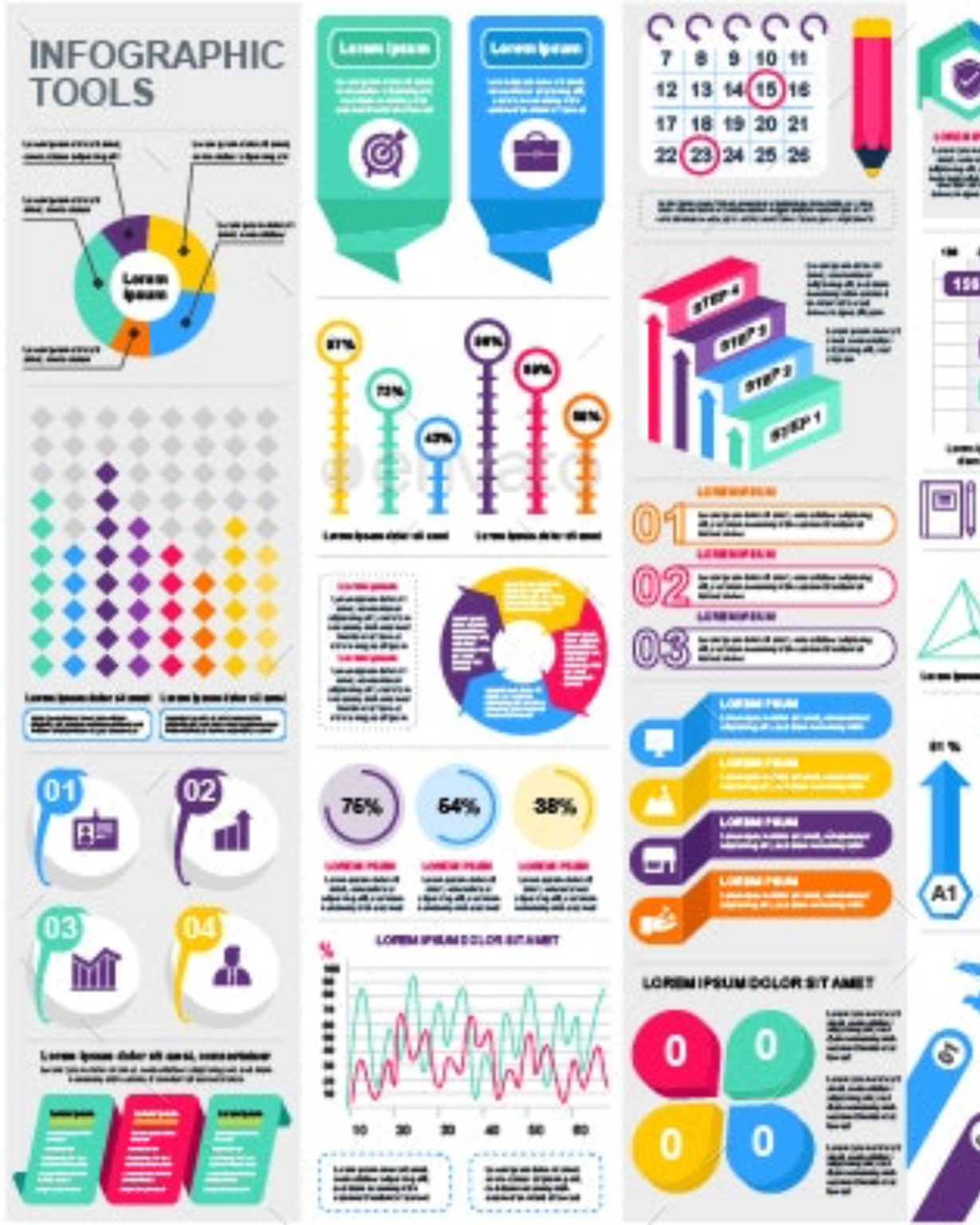 Infographic Elements – MasterBundles