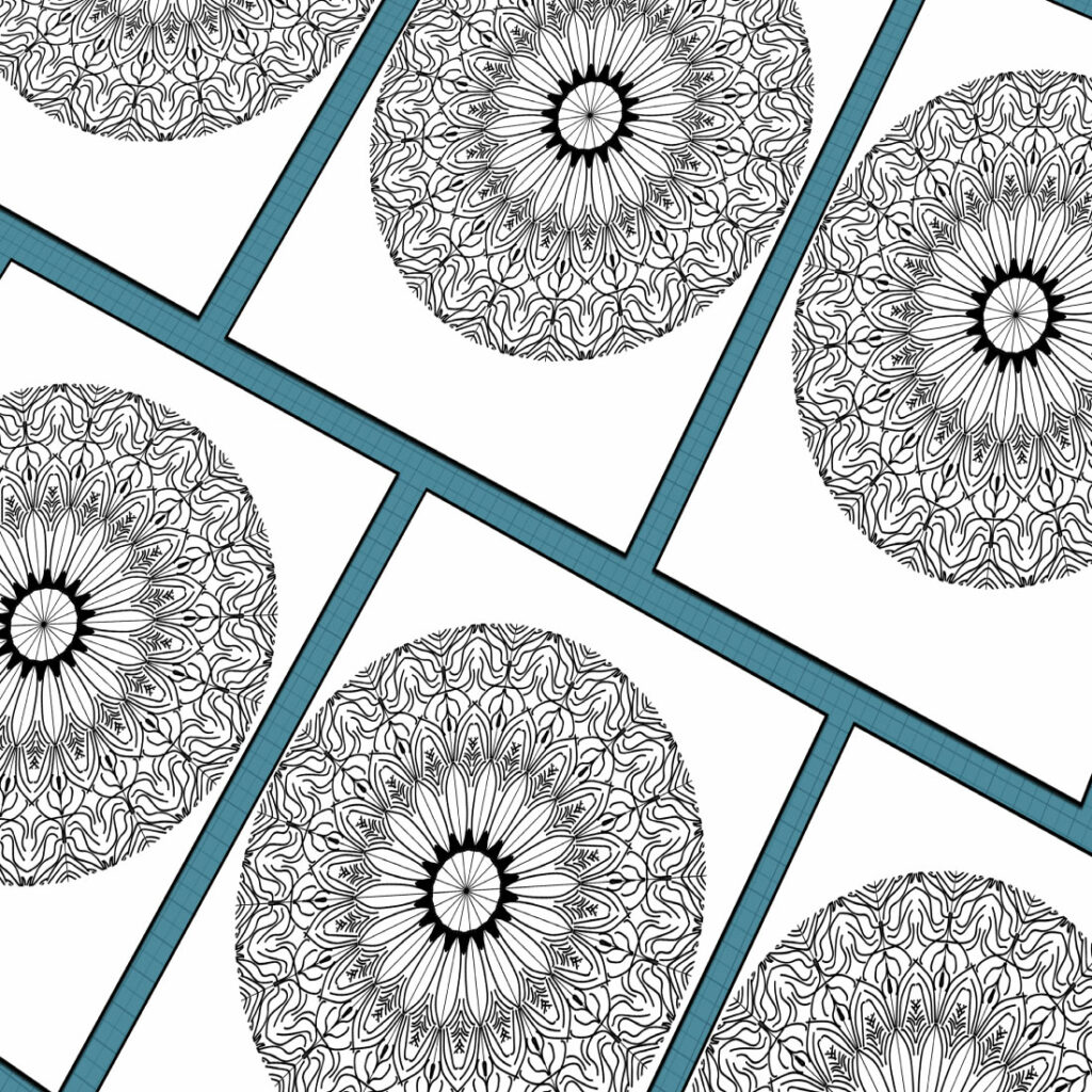 50 Mandala Coloring Page Bundle For KDP - MasterBundles