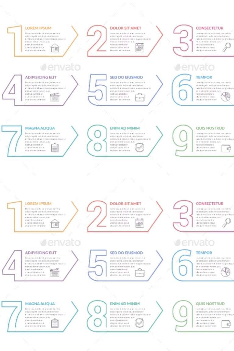 Numbers With Arrows – MasterBundles