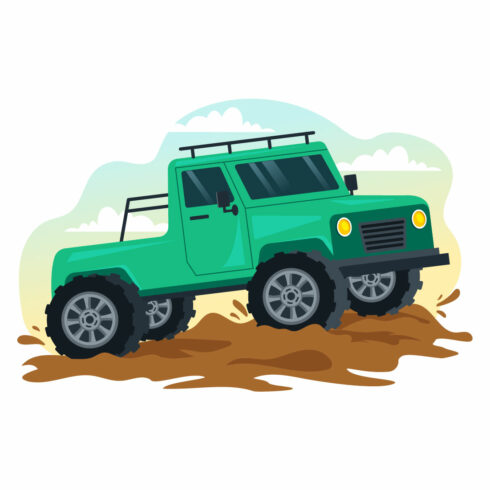 14 Off Road Vehicle Illustration - MasterBundles