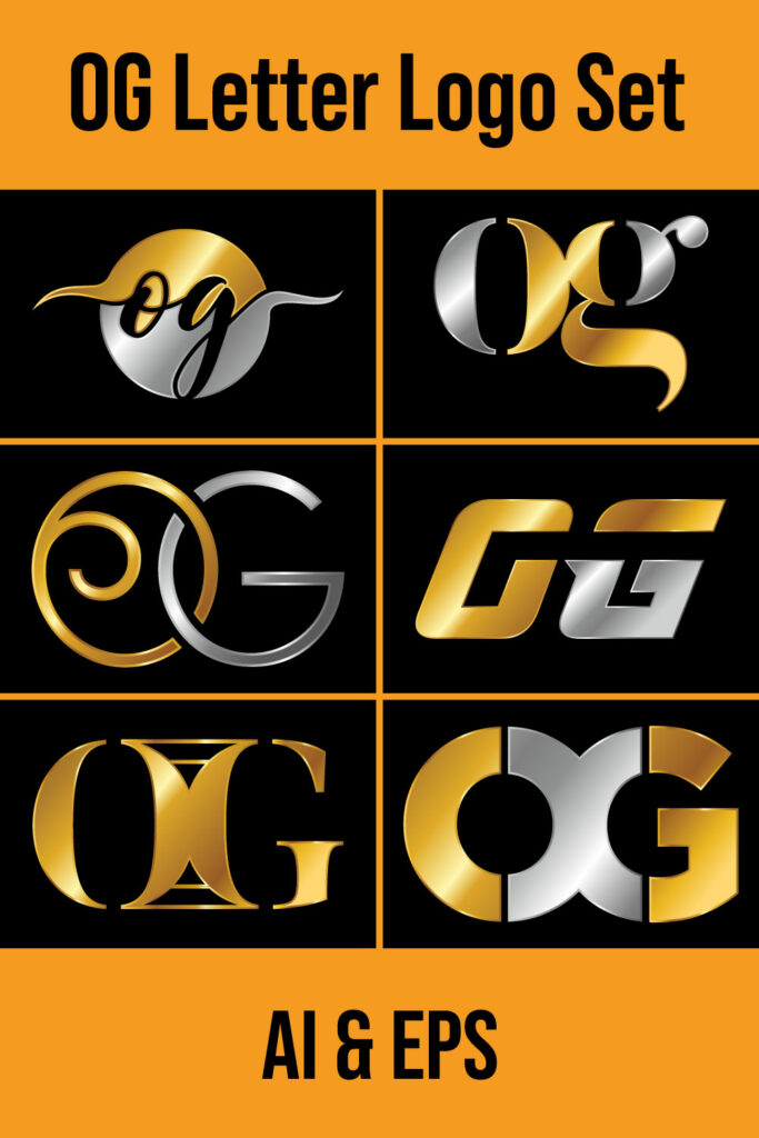 Initial Letter O G Logo Design Vector Template. Graphic Alphabet Symbol ...