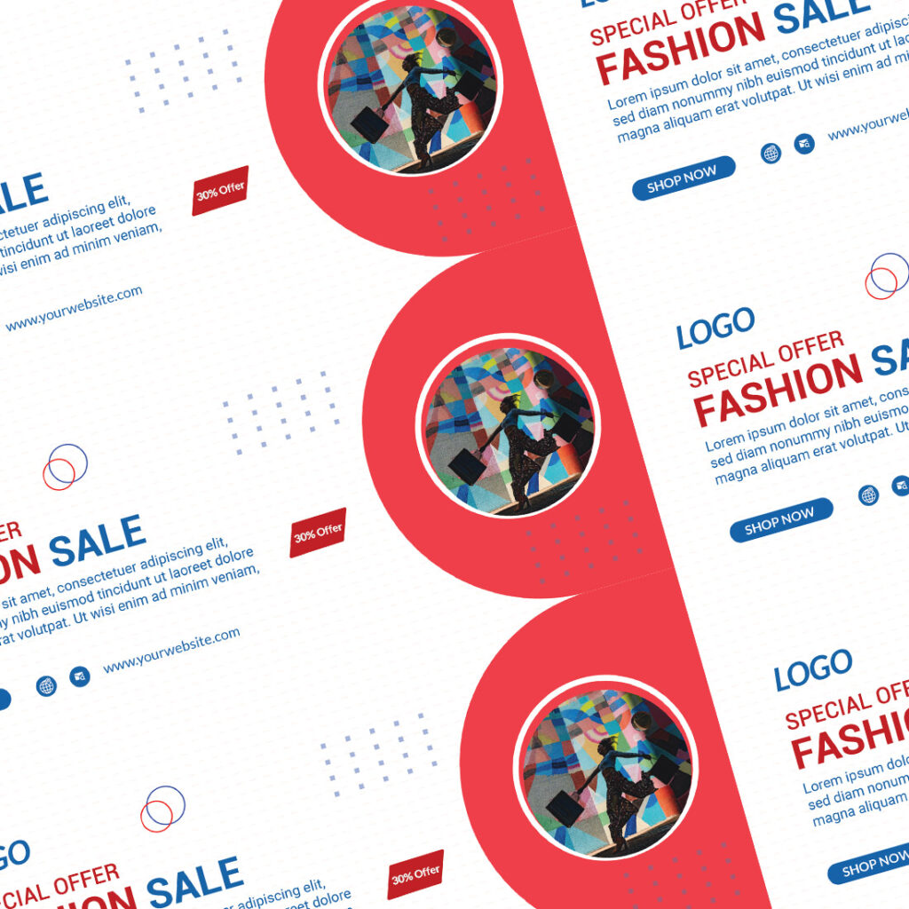 Fashion Sale Banner Design | MasterBundles