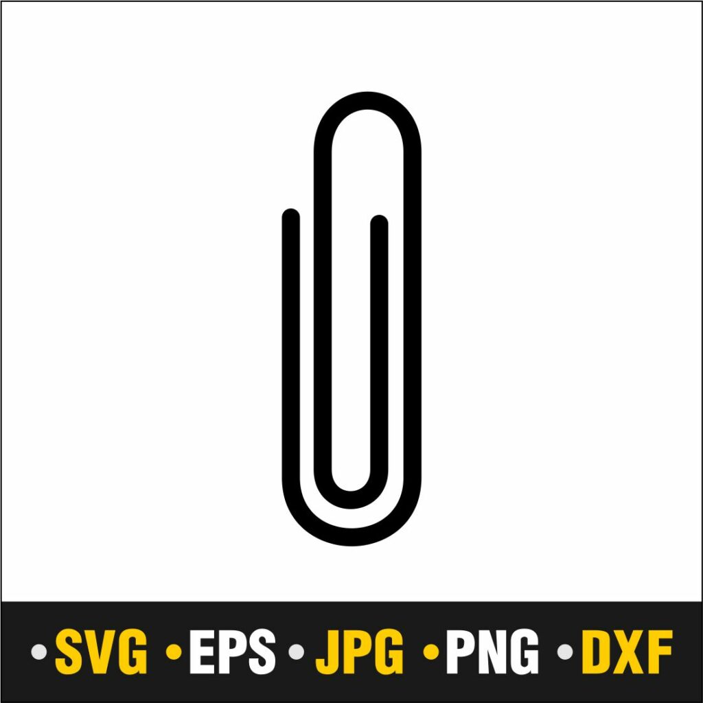 Paper Clip SVG, JPG , PNG, DXF, EPS - Only $2 - MasterBundles