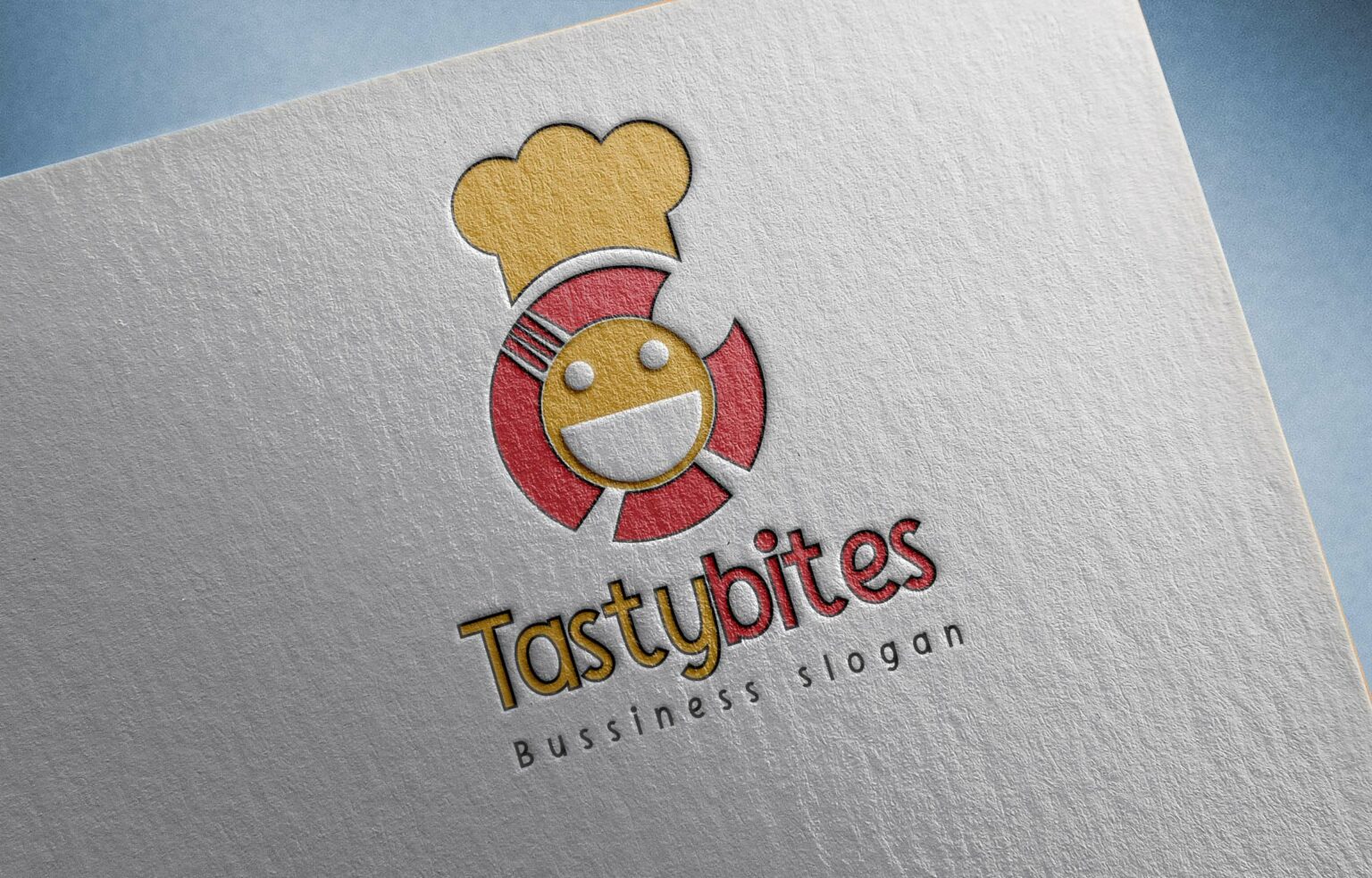 Happy Restaurant Logo - TastyBites - MasterBundles