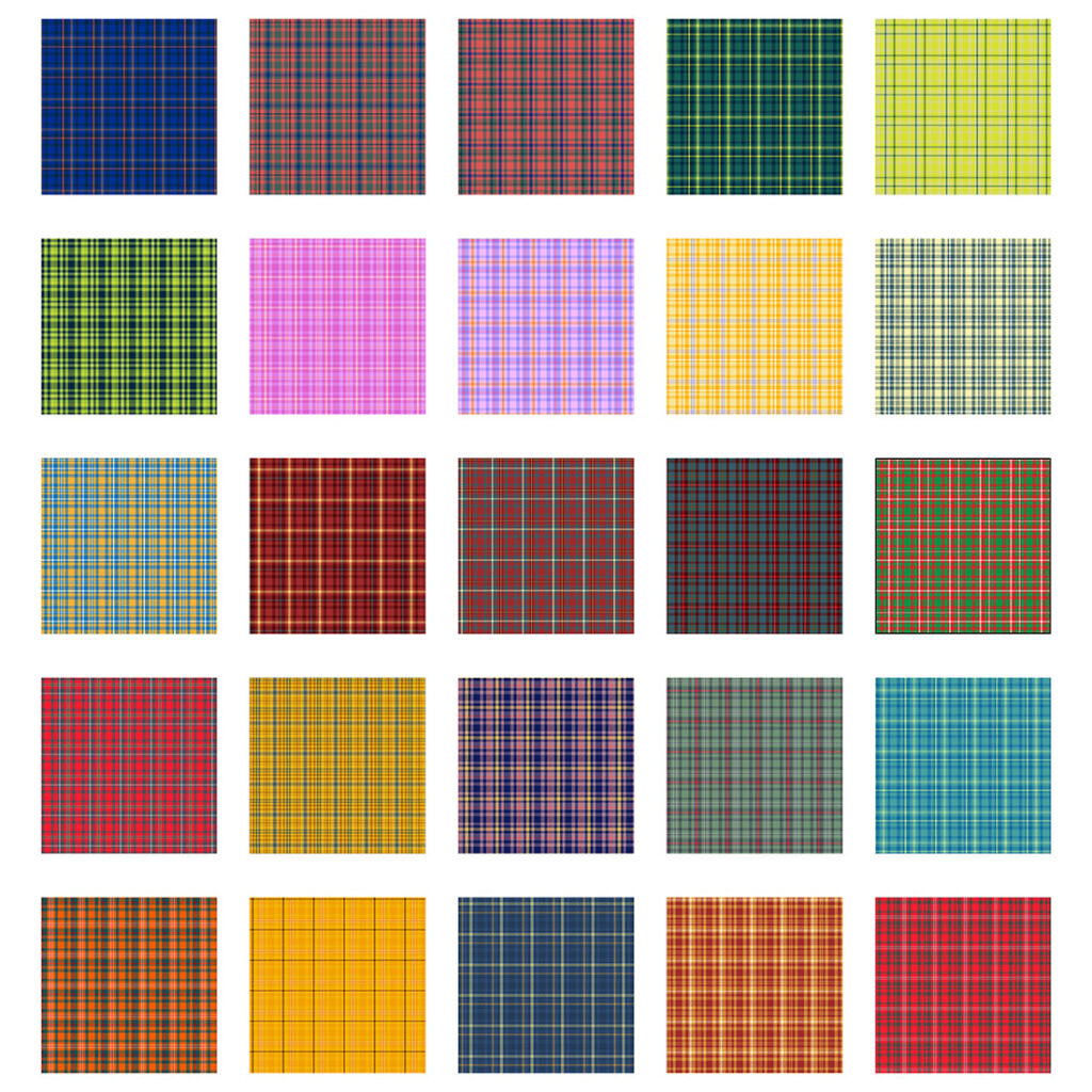 Retro Plaid Pattern Vector Graphics Graphic. | MasterBundles