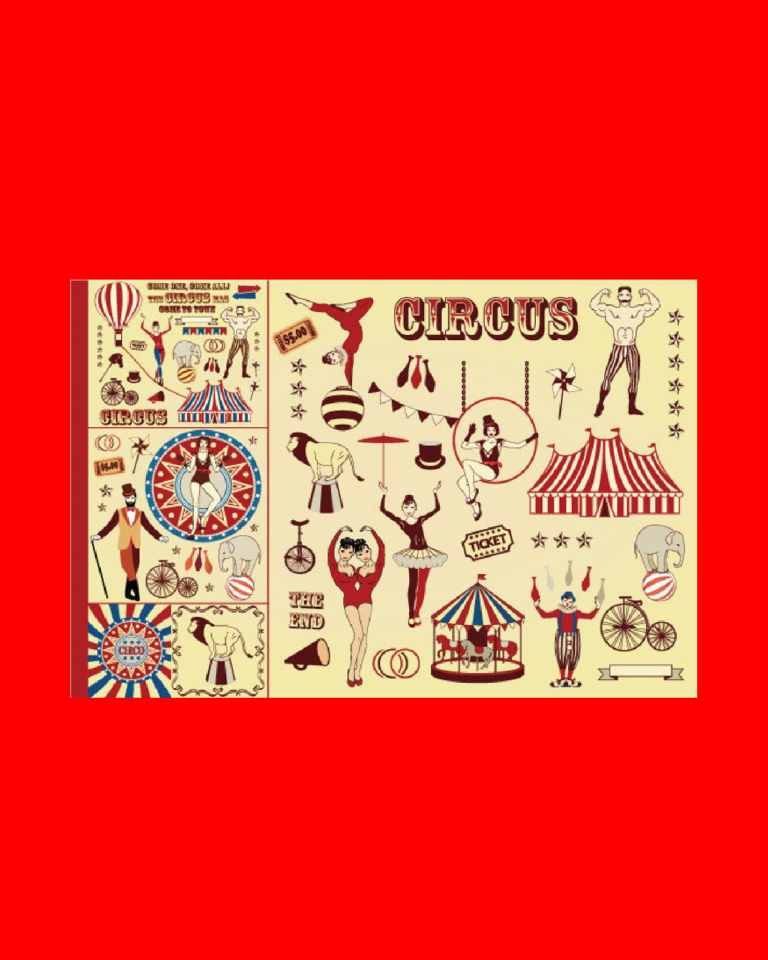 Pattern Of The Circus Stars – MasterBundles