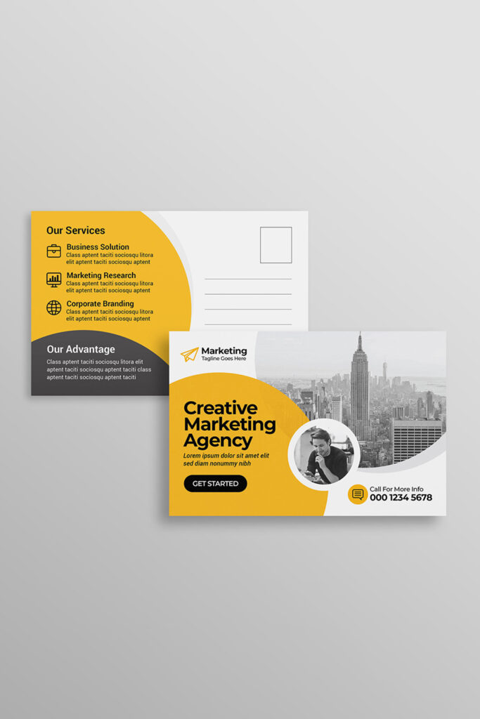 Postcard Template | MasterBundles