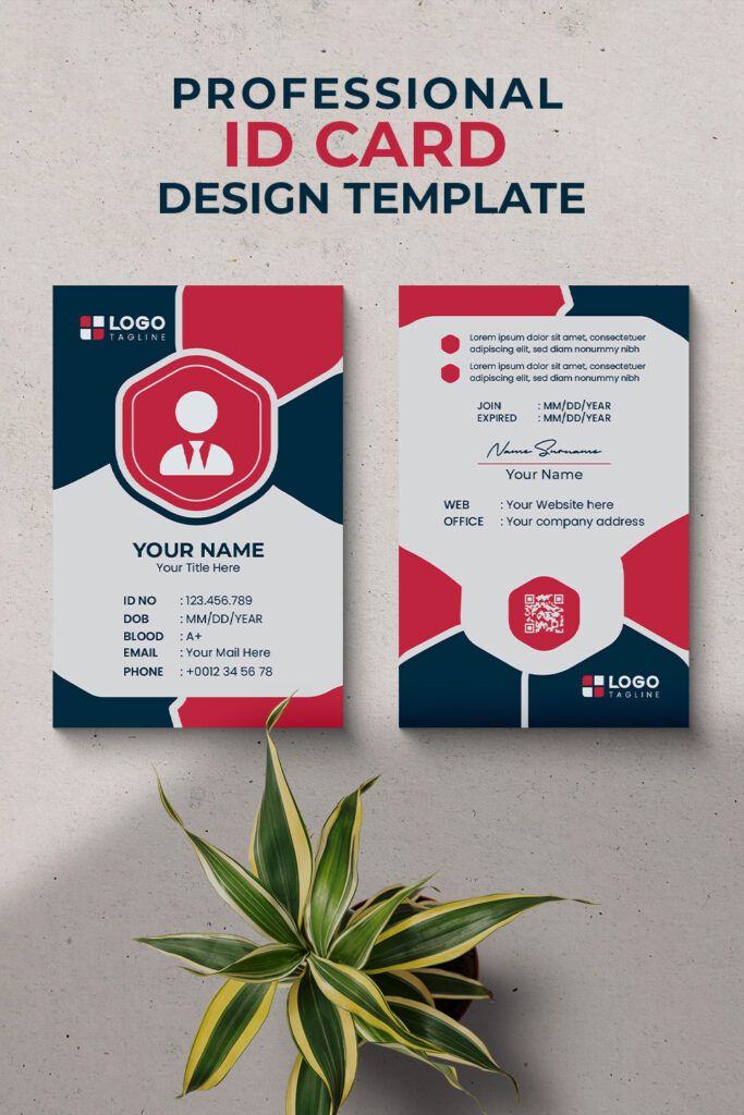 Professional Creative Modern Unique Id Card Design Template | MasterBundles