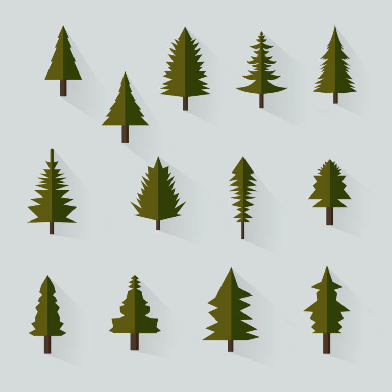 10+ Pine Tree Vectors & 10+ Pine Tree Silhouettes Vector - MasterBundles