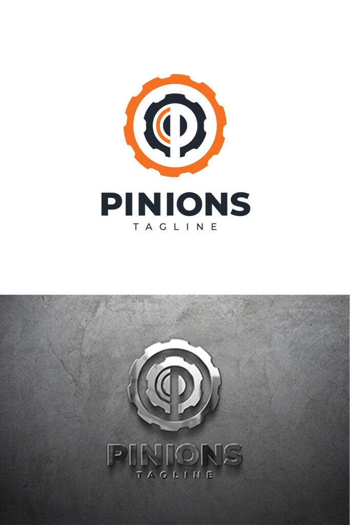 Pinions Logo Template - MasterBundles