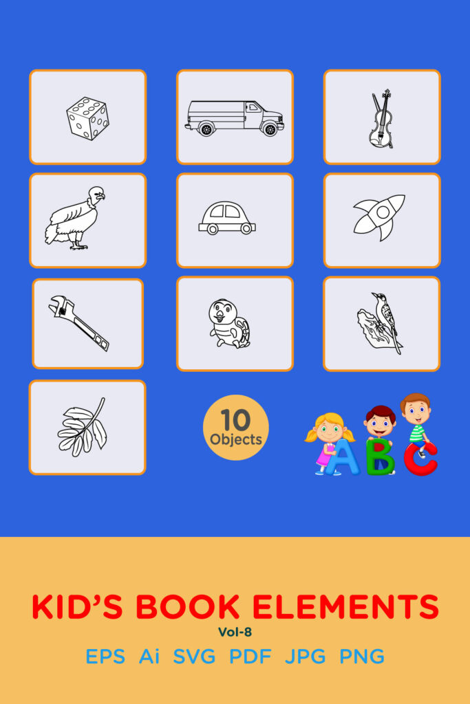 Kids Book Elements Vol-8 - MasterBundles