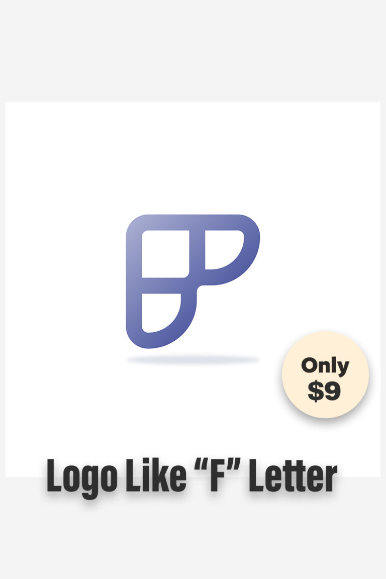 Logo Like F Letter - MasterBundles