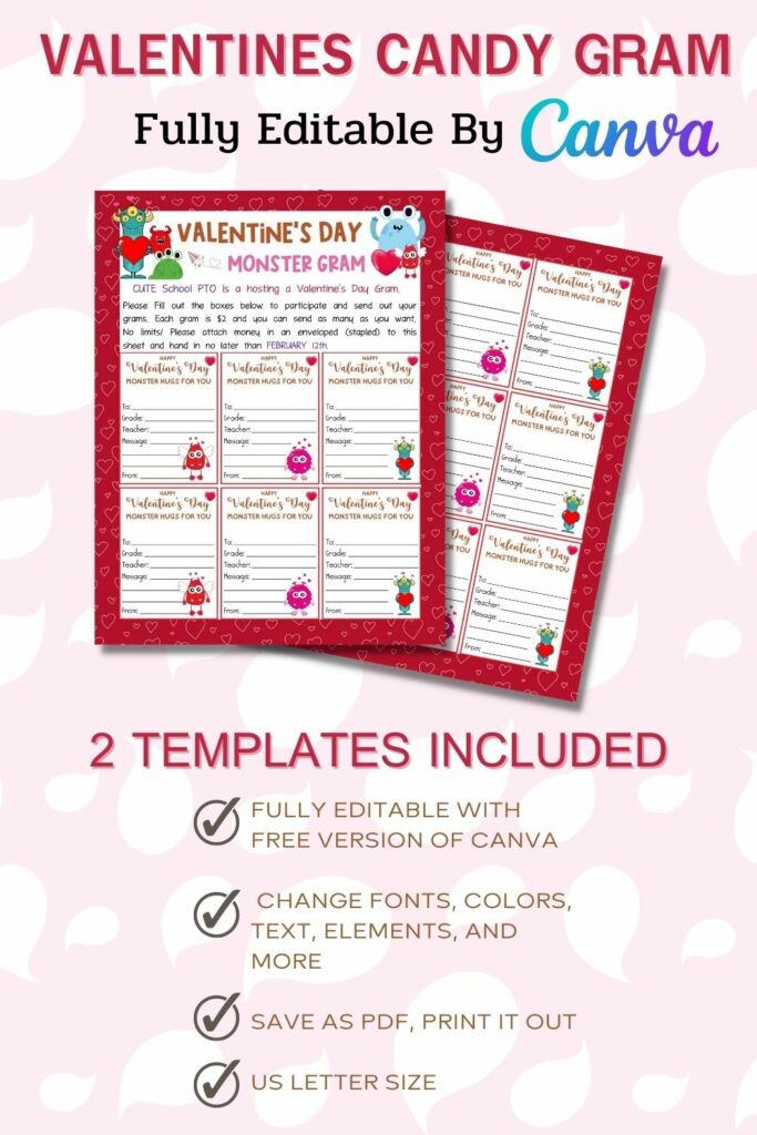 VALENTINES CANDY GRAM - MasterBundles