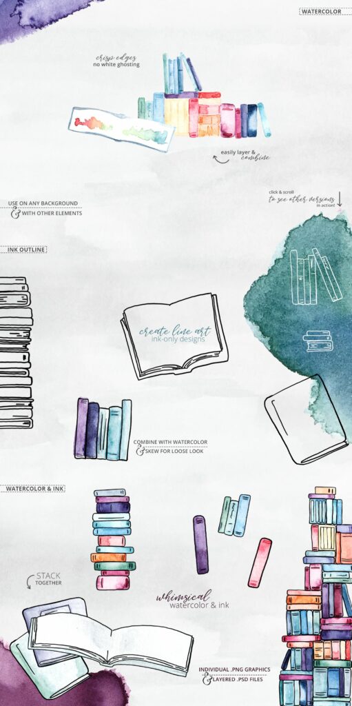 Whimsical Library Books – MasterBundles