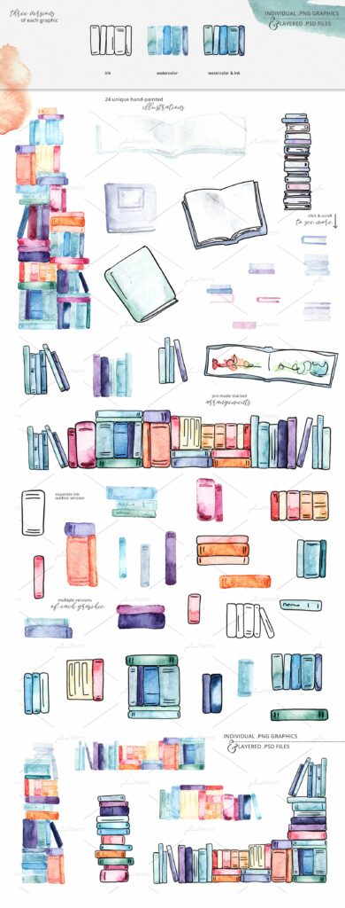 Whimsical Library Books – MasterBundles