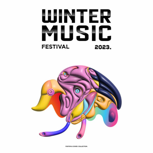 Winter Music Festival Flyer Poster Design - MasterBundles