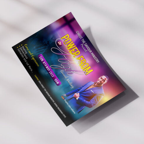 Church Poster Template Design (Free) - MasterBundles