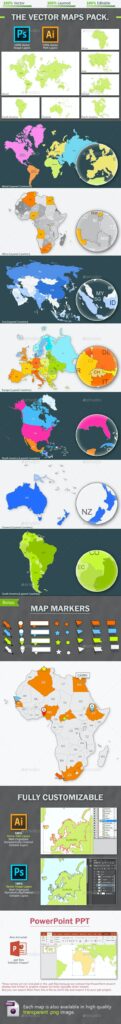 The Vector Maps Pack – MasterBundles
