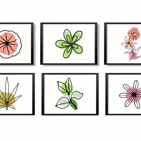 50 Minimal Boho Floral PNG Bundle - MasterBundles