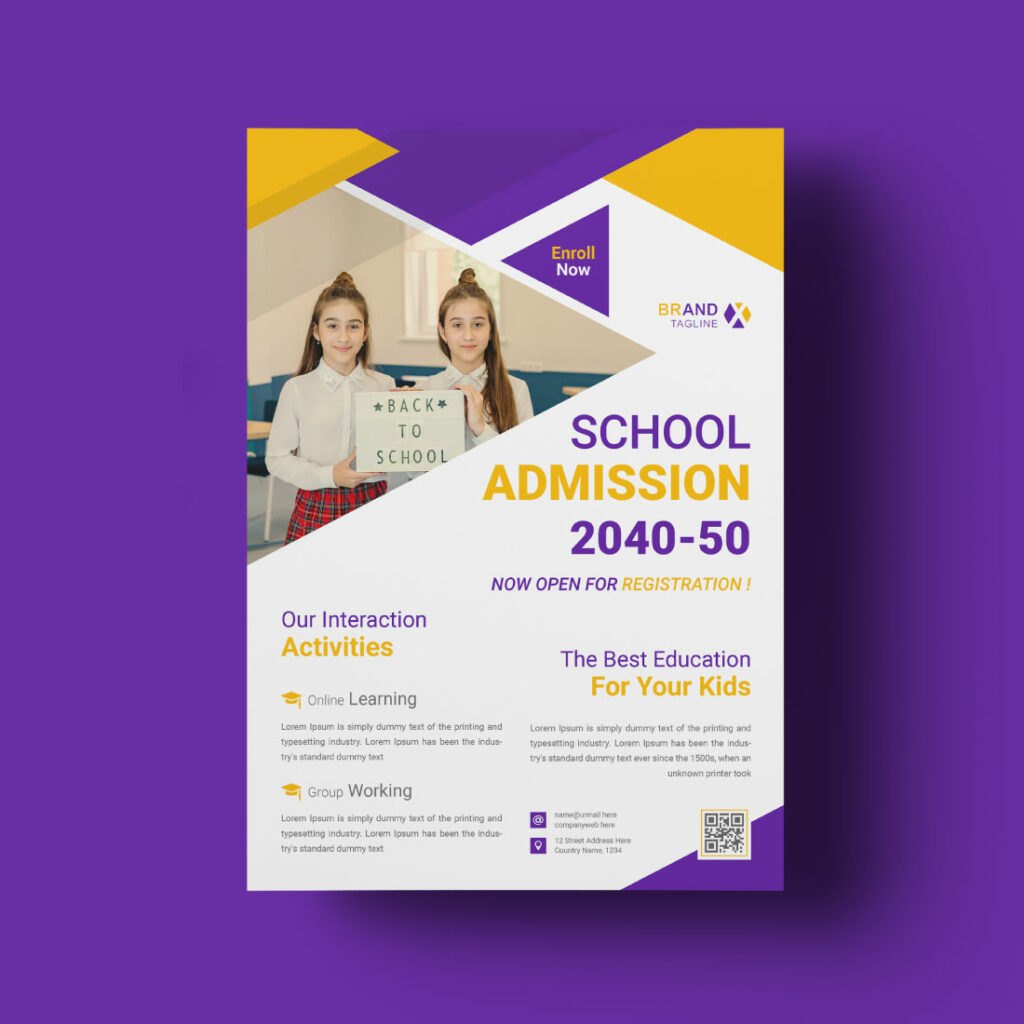 Back to School Flyer Design - MasterBundles