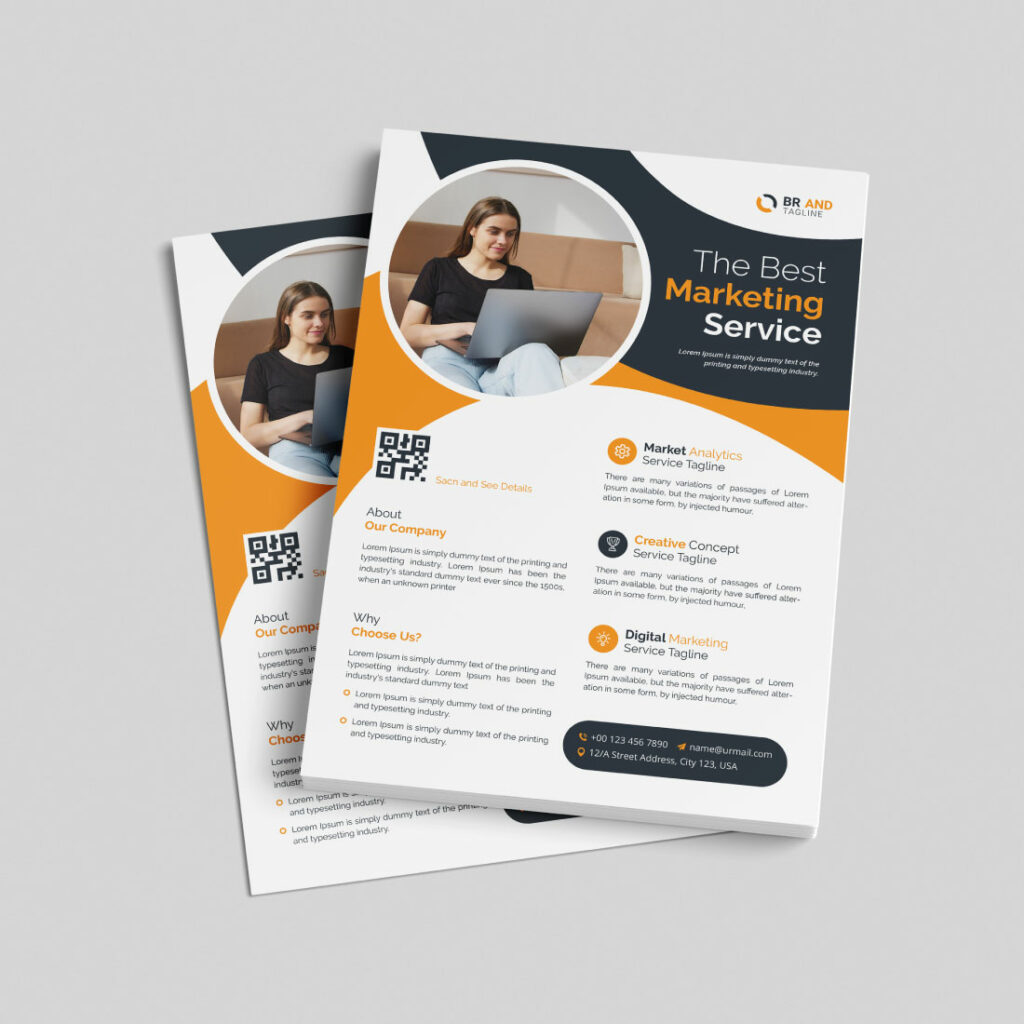 Modern and Minimal Business Flyer | MasterBundles