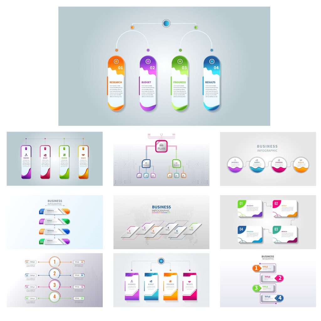 Mega Business Infographic Presentation Bundle - MasterBundles