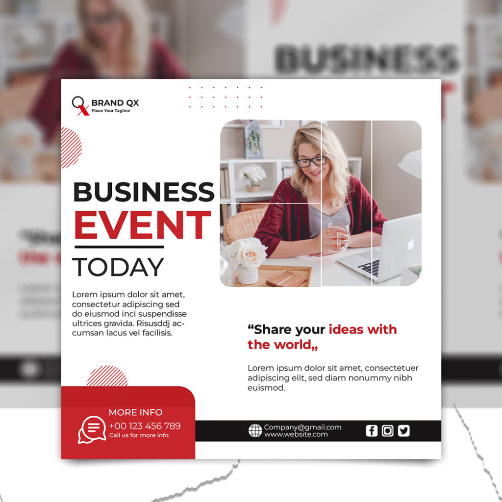 Corporate instagram premium social media PSD template | MasterBundles