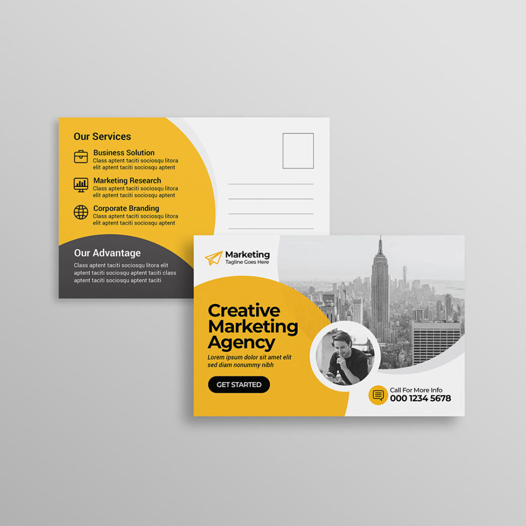 Postcard Template | MasterBundles