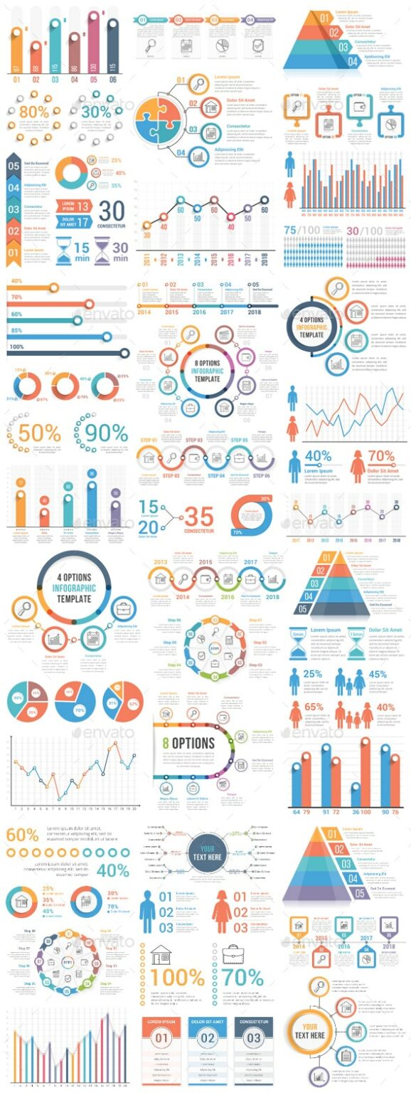 Infographic Elements Bundle – MasterBundles