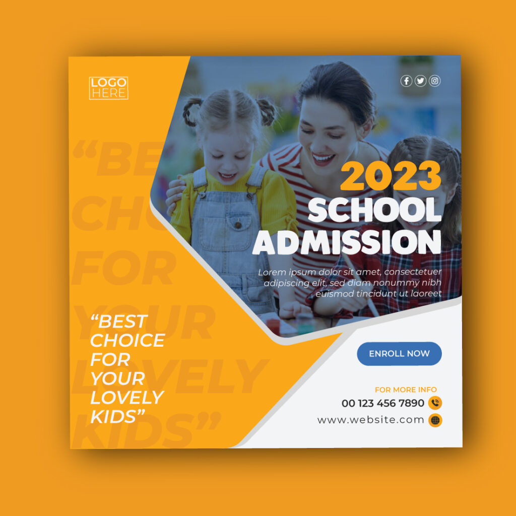 Education Social media post for instagram and facebook - MasterBundles