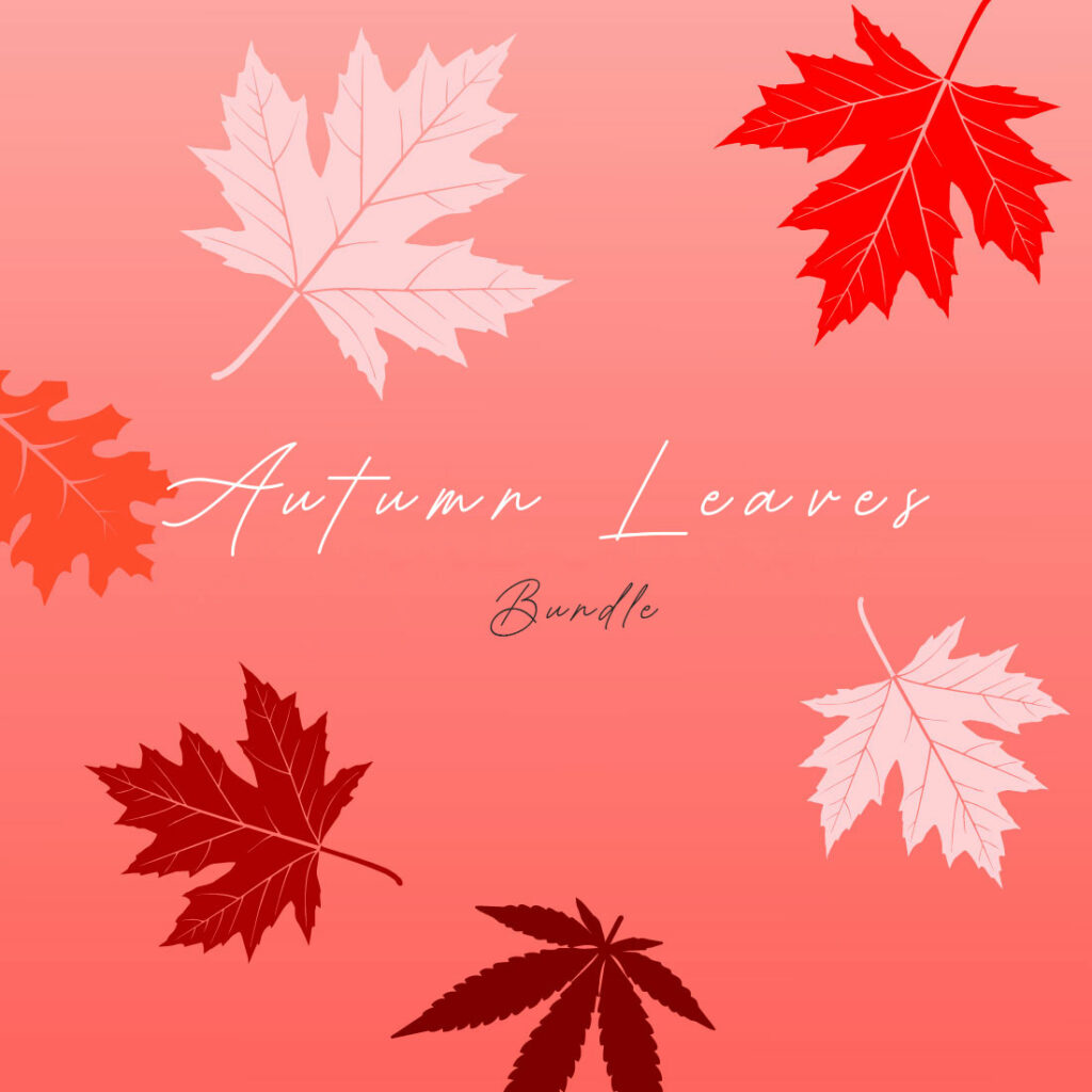Autumn Leaves Design Bundle Vector - MasterBundles