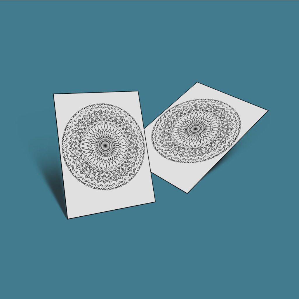 50 Mandala Coloring Page Bundle For KDP - MasterBundles